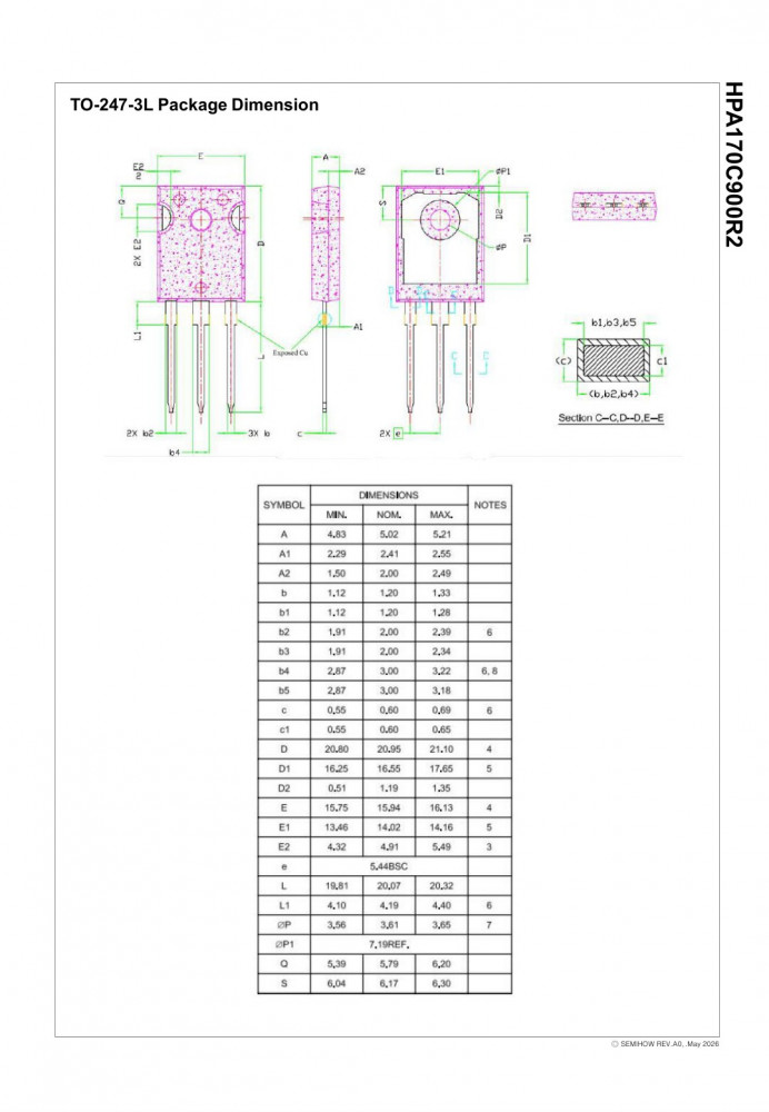 HPA170C900R2 technical document page 7