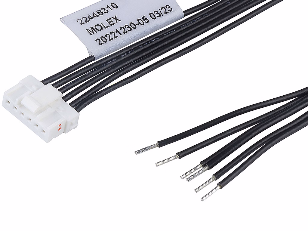 MicroTPA-to-Pigtail Off-the-Shelf (OTS) Cable Assembly, 2.00mm Pitch, Single Row, 150.00mm Length, 6 Circuits, Natural for sale