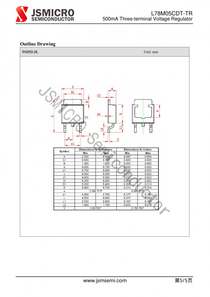 L78M05CDT-TR(JSM) datasheet page 5