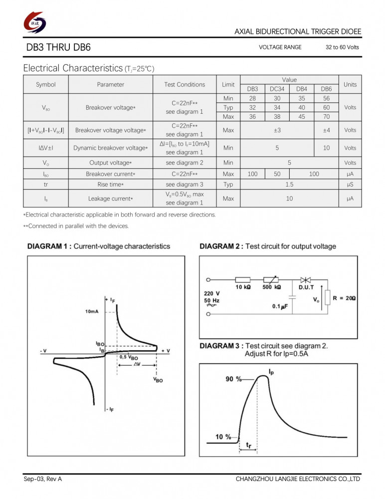 LangJie DB3 datasheet page 2