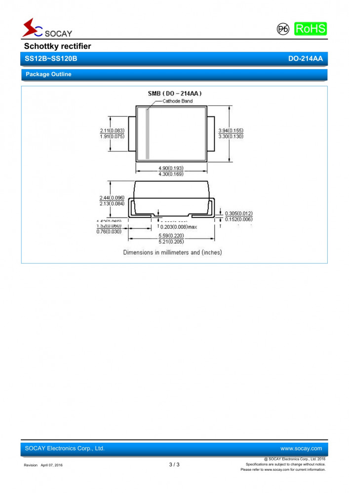 SS115B datasheet page 3
