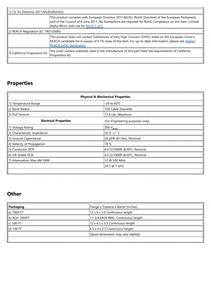 Alpha Wire 9848 technical specification page 2