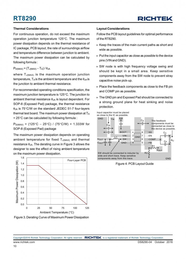 RT8290 datasheet page 10