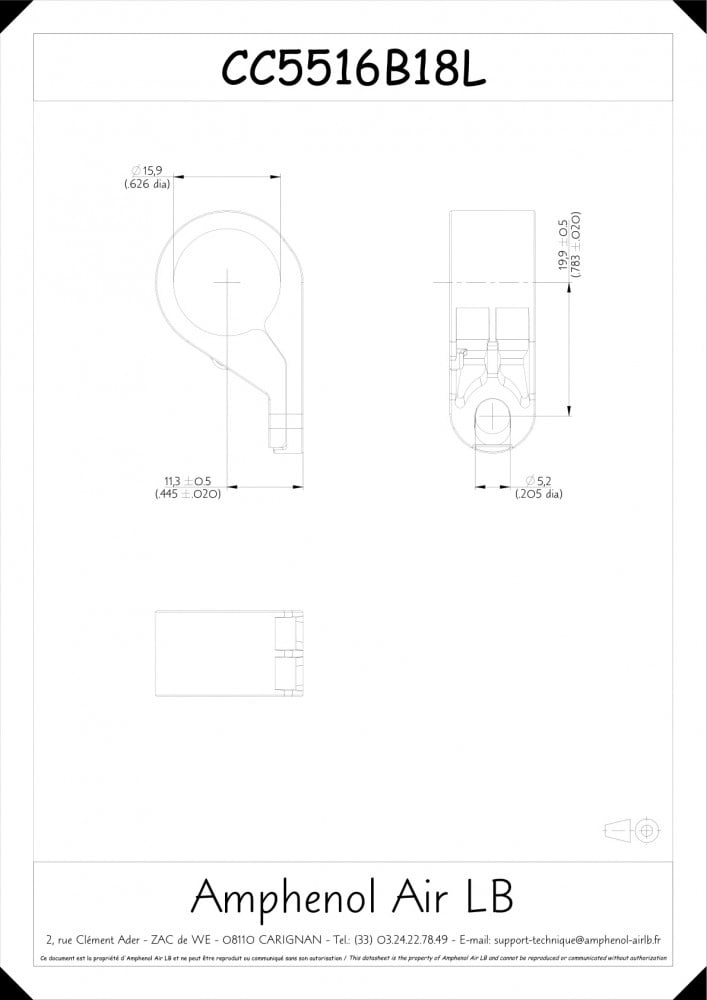CC5516B18L technical document page