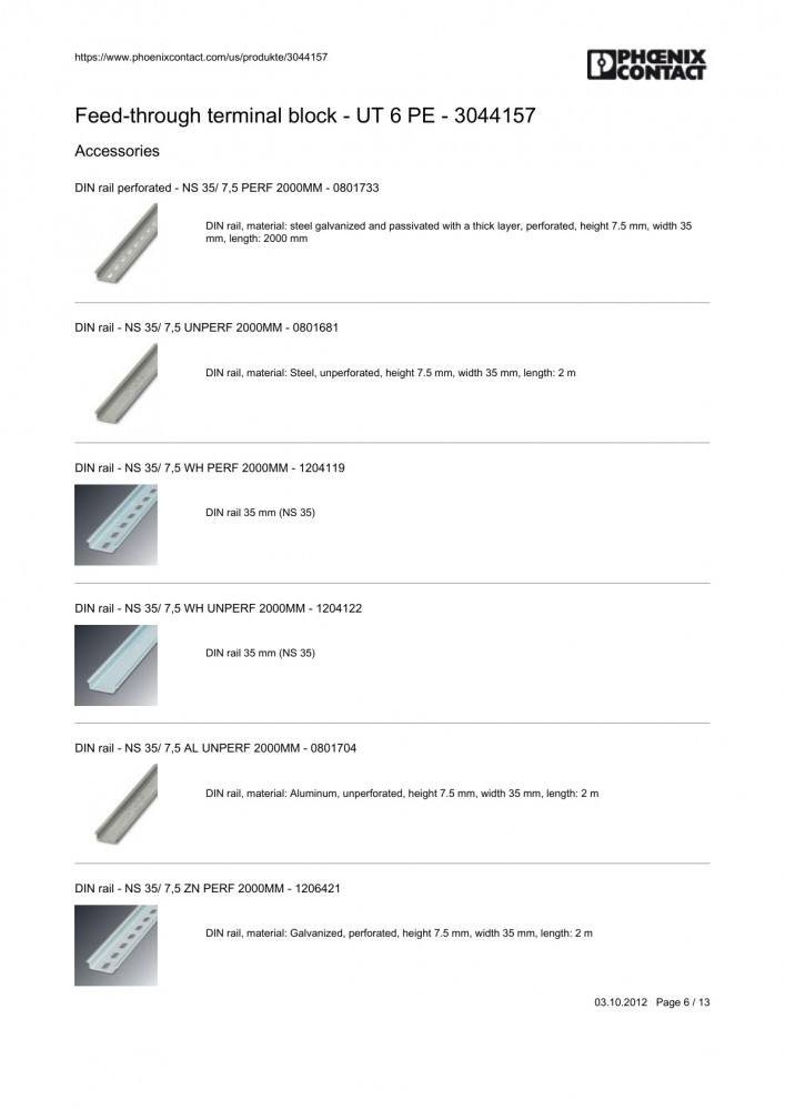 Phoenix Contact 3044157 technical document page 6