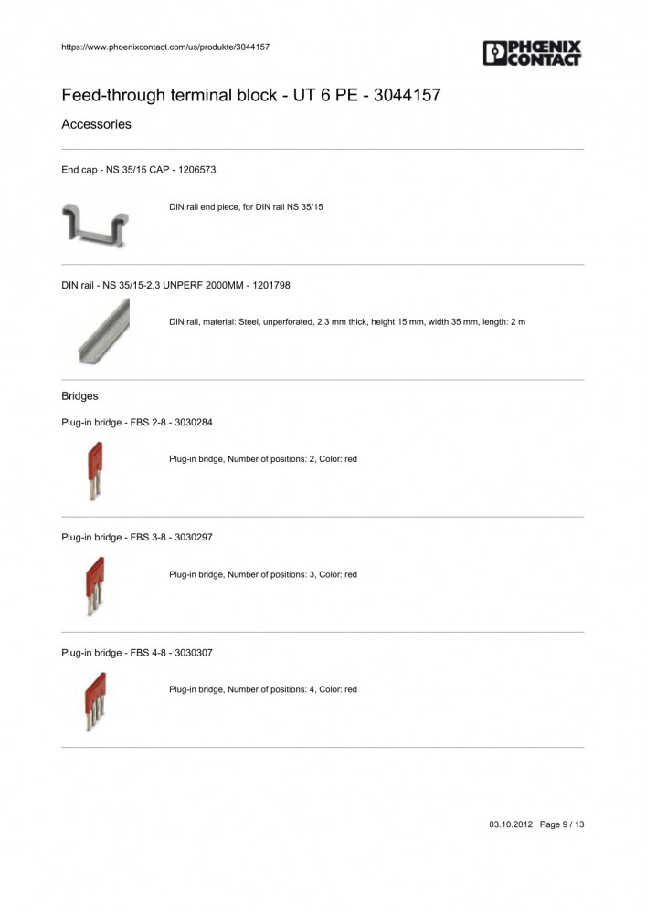 Phoenix Contact 3044157 technical document page 9