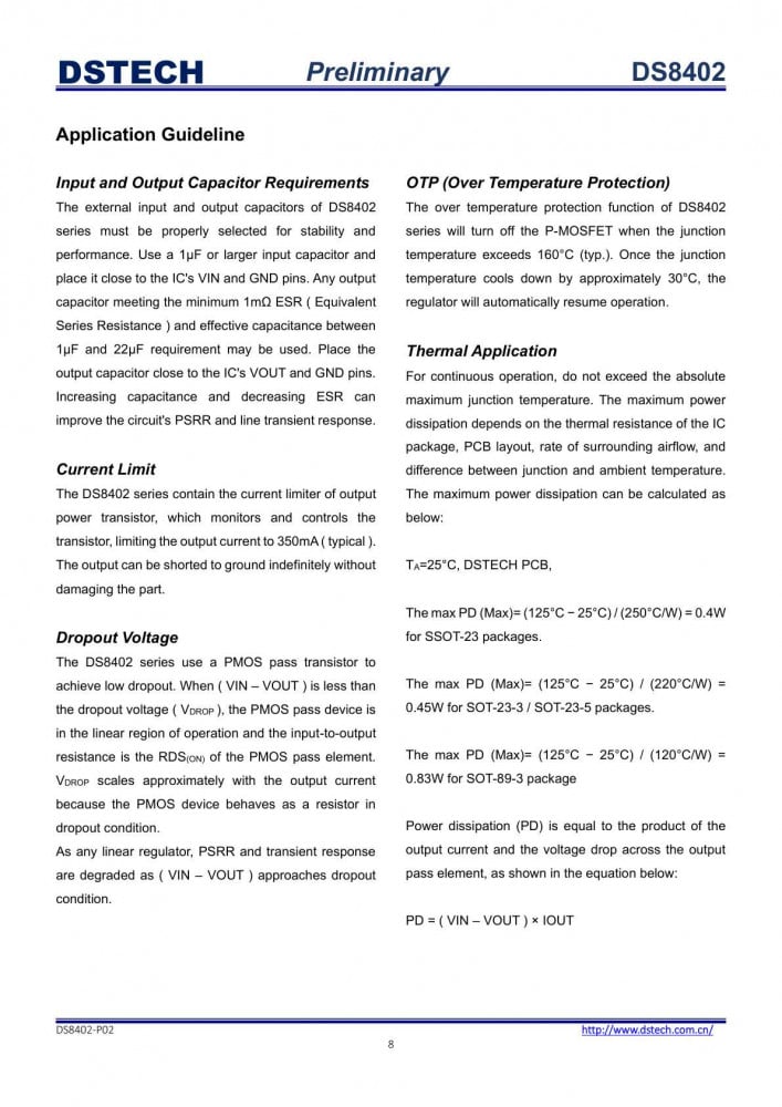 DS8402 datasheet page 8
