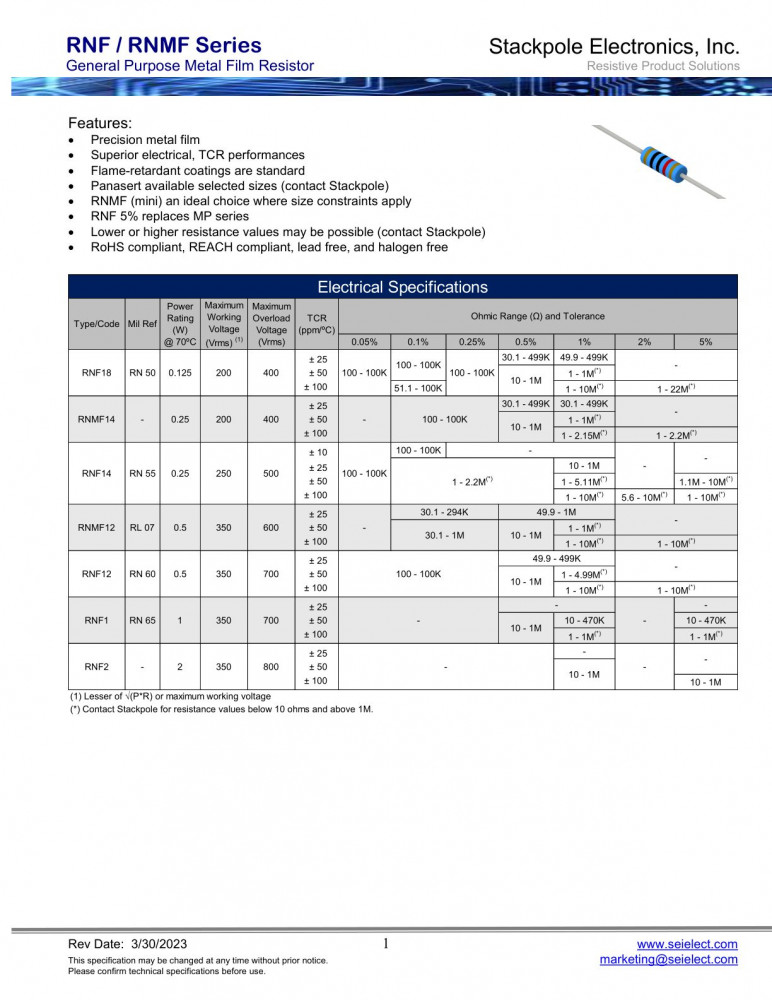 Technical document page 1