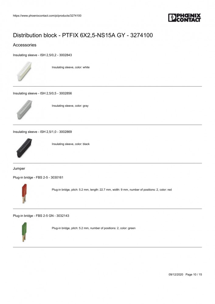 3274100 product document page 10