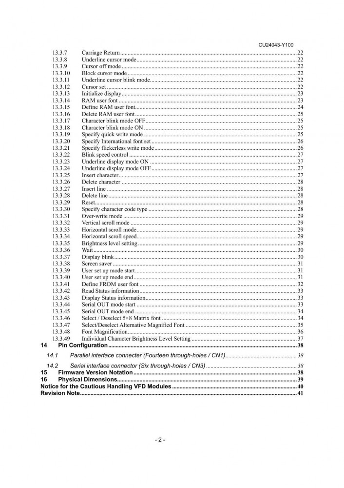 CU24043-Y100 datasheet page 3