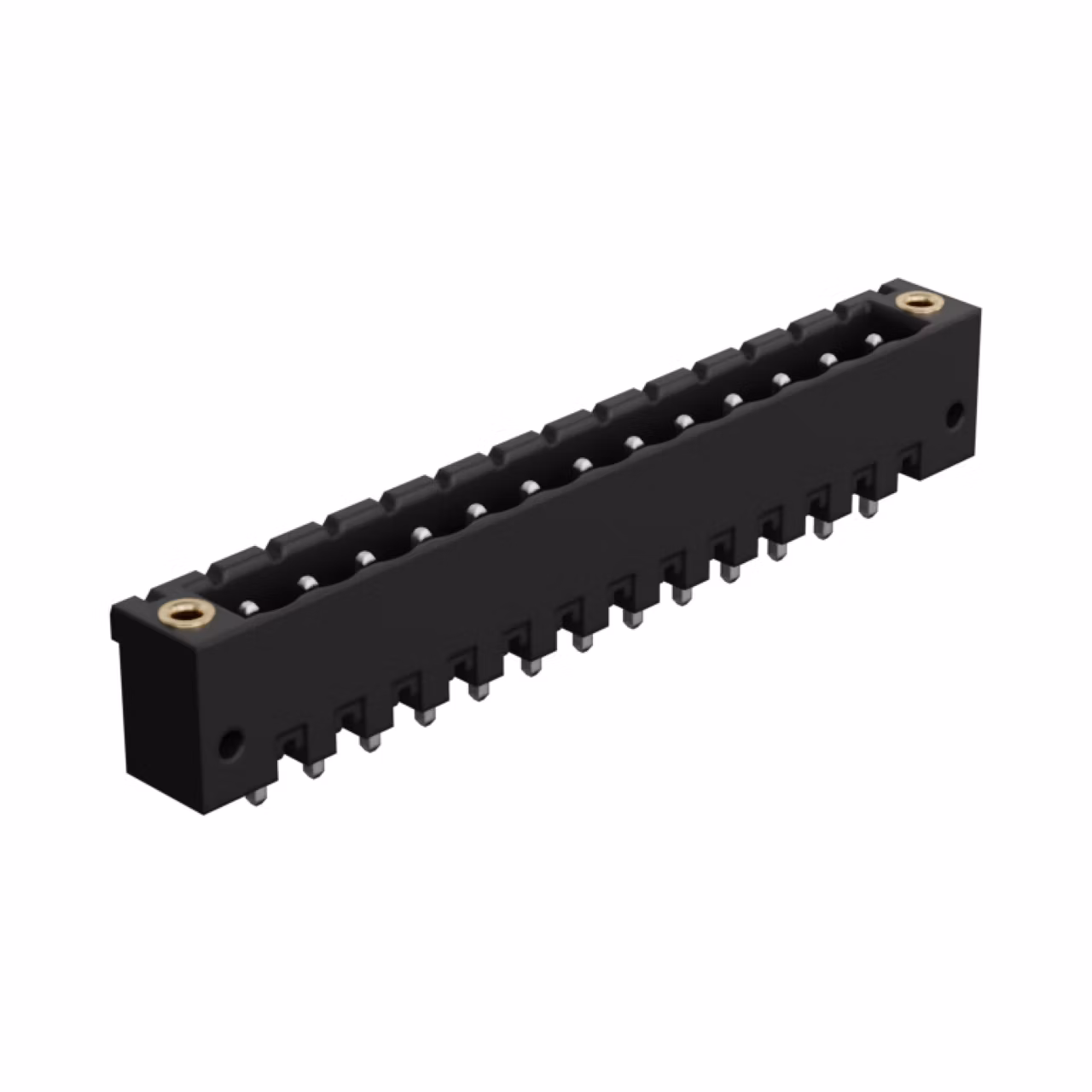 5.00mm Pitch Eurostyle Vertical PCB Header, with Threaded Retention Inserts, 13 Circuits for sale