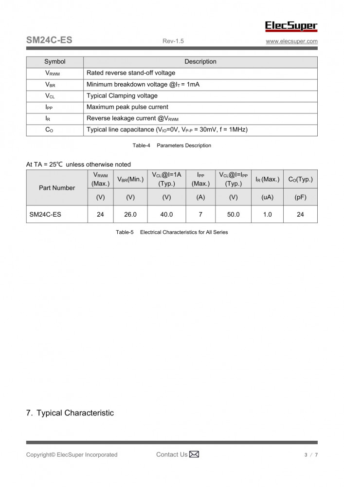 SM24C-ES datasheet page 3