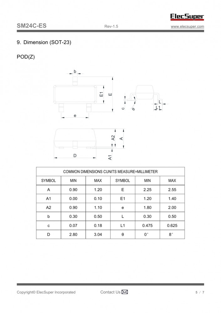 SM24C-ES datasheet page 5