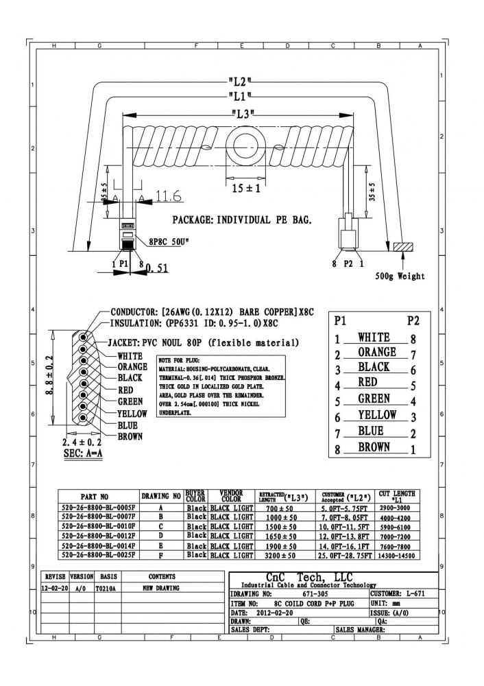 CNC Tech 520-26-8800-BL-0014F drawing preview