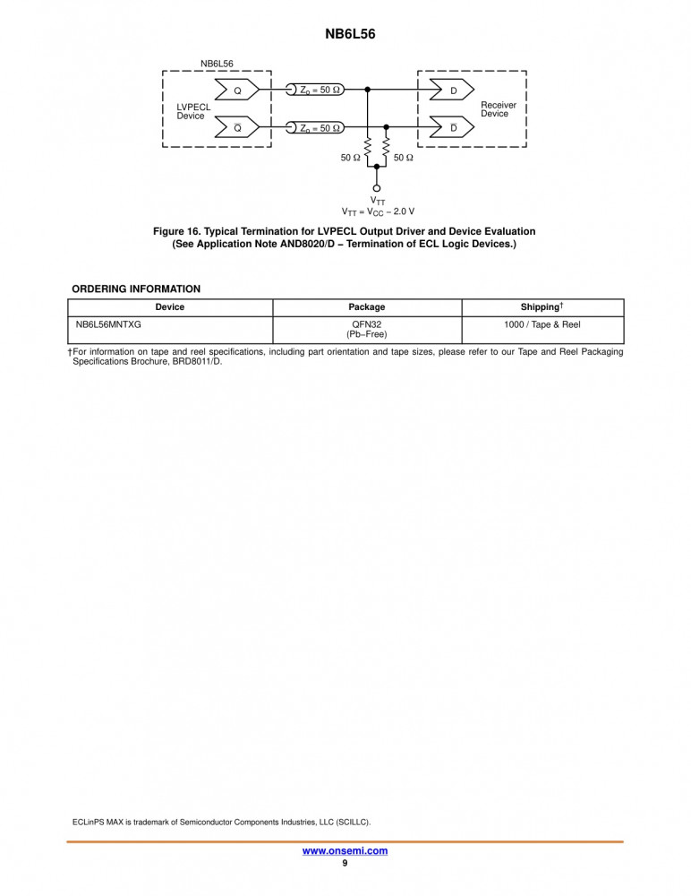 NB6L56 datasheet page 9