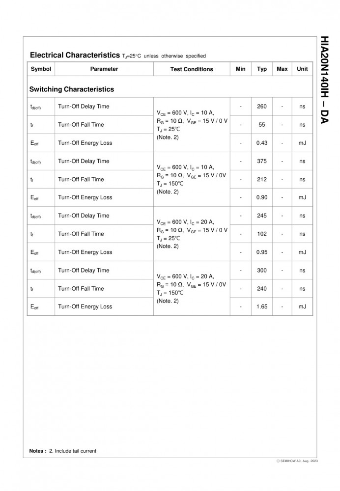 HIA20N140IH-DA document page 3