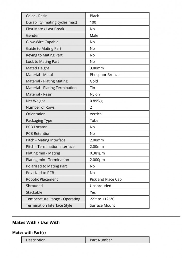MOLEX 877593464 technical document image 3
