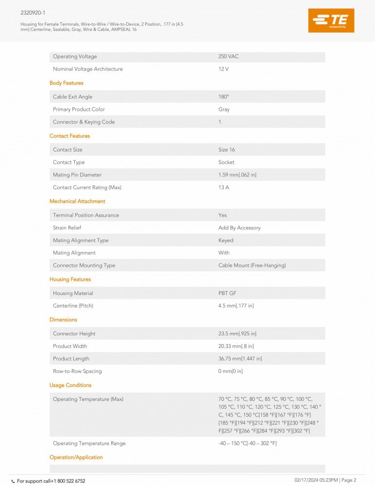 2320920-1 technical document page 2
