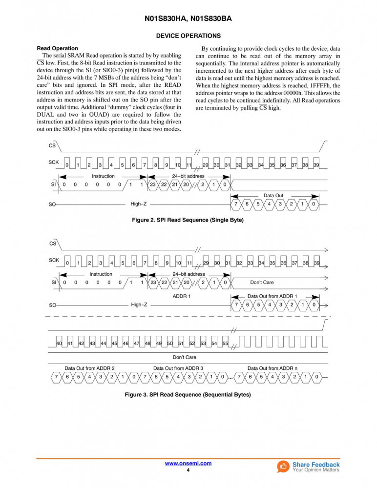 N01S830 datasheet page 4