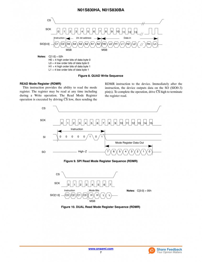N01S830 datasheet page 7