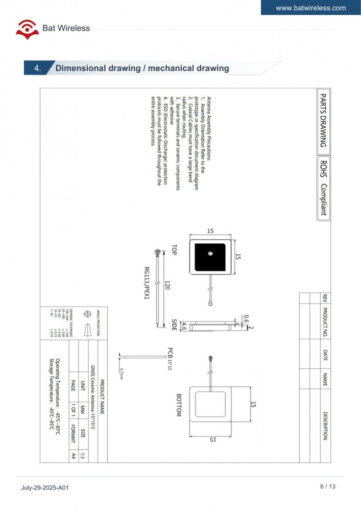 BWGNSCNX15-15B1Y2L120 datasheet page 6