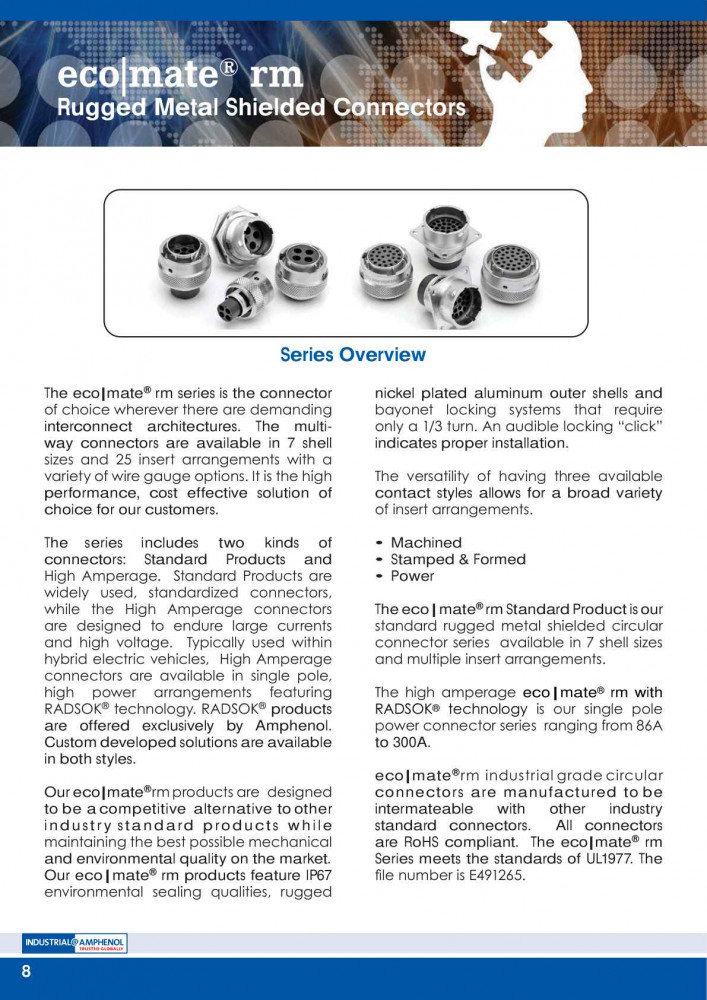 Amphenol SP24M1F documentation page 8