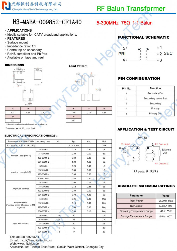 H3-MABA-009852-CF1A40 datasheet page 1