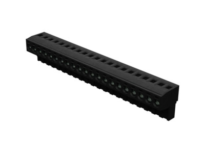 5.08mm Pitch Eurostyle Horizontal Plug, with Reverse Imprinting, Gold (Au) Plated, Black, 21 Circuits for sale
