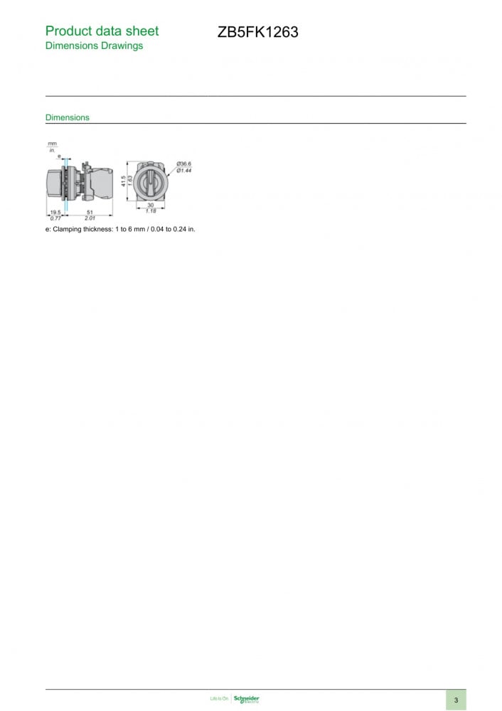 ZB5FK1263 technical document page 3