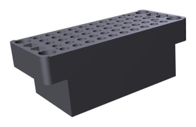 TE Connectivity 208626-2 Backplane Connector Housing