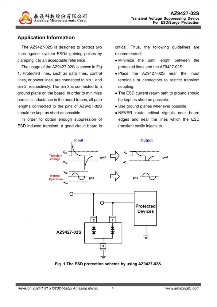 AZ9427-02S datasheet page 4