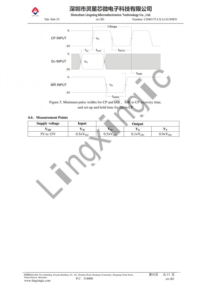 CD40175BE(LX) datasheet page 10