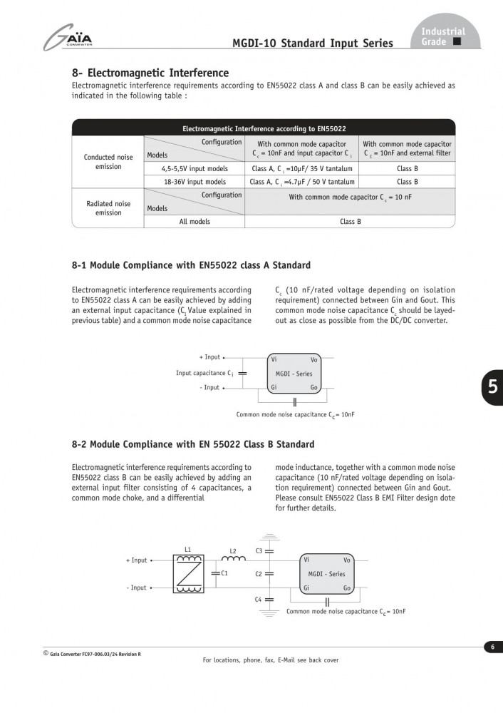 MGDI-10 datasheet page 6