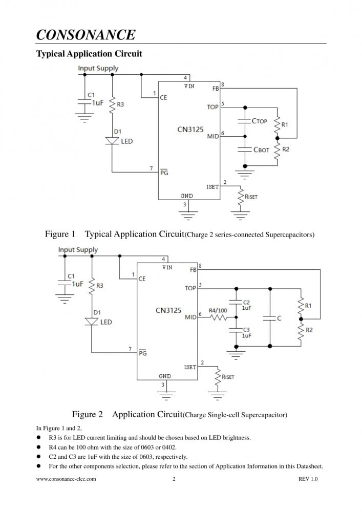 CN3125 datasheet page 2