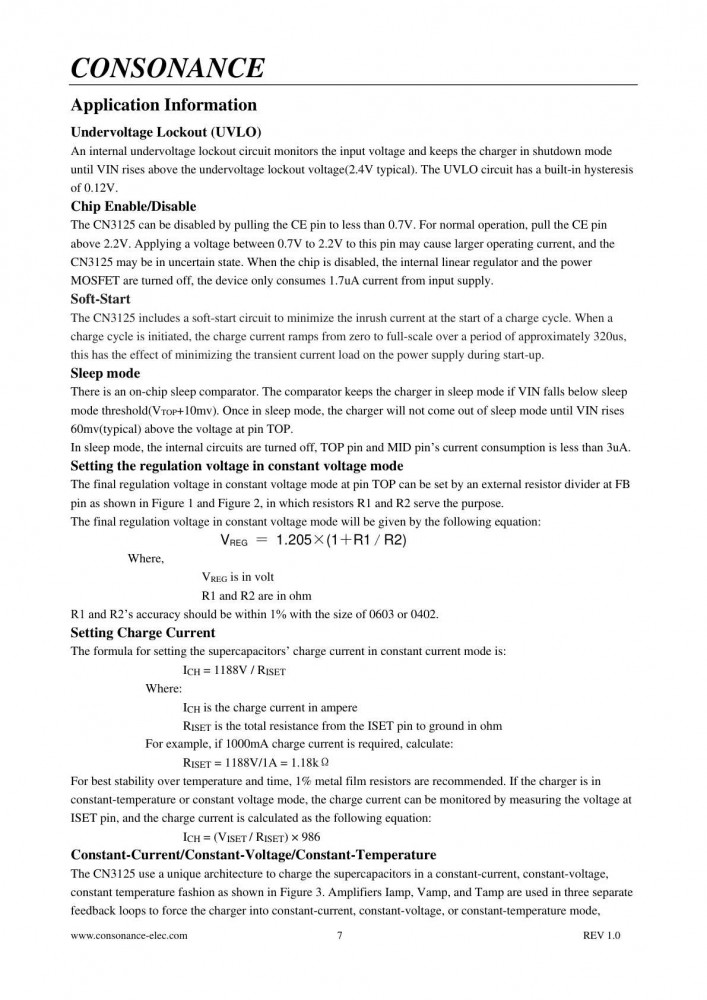 CN3125 datasheet page 7