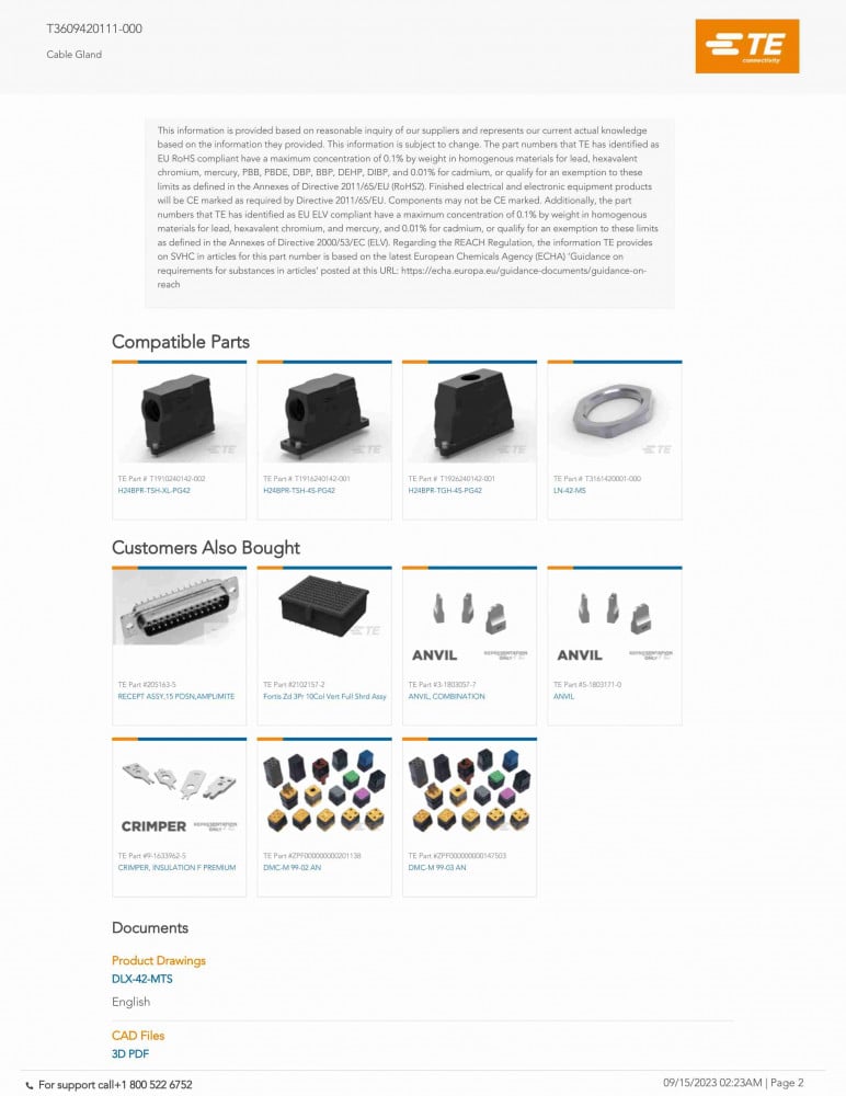 T3609420111-000 technical document page 2