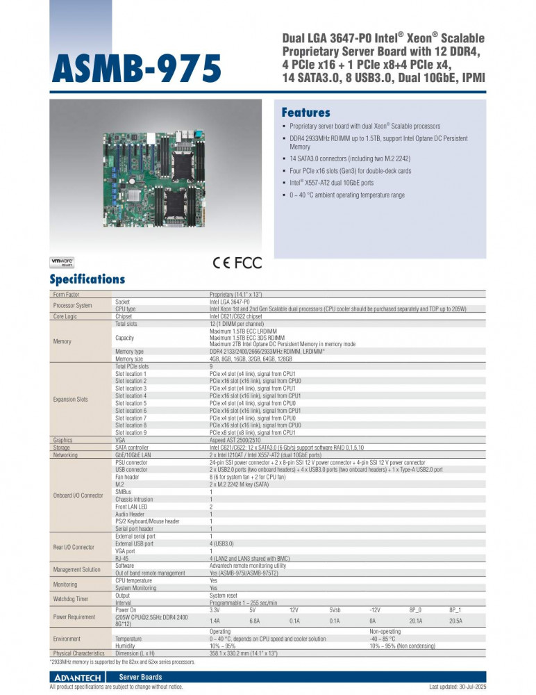 ASMB-975 technical document page 1