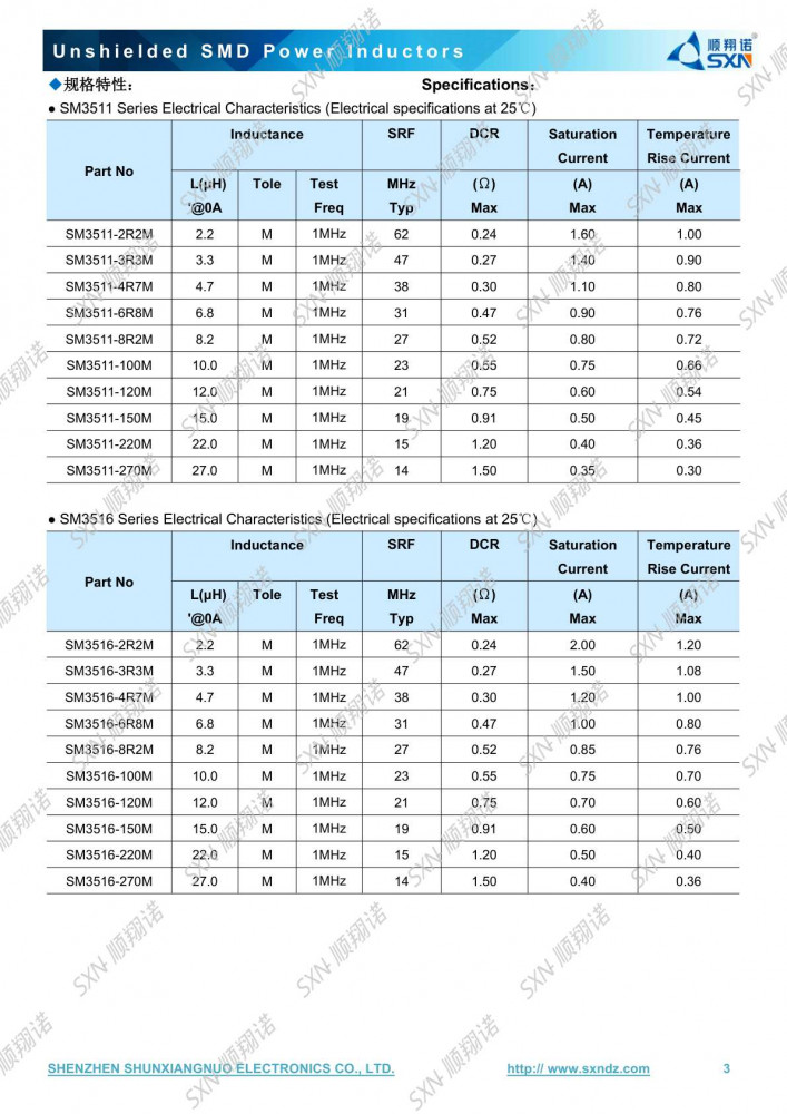 SM7850 datasheet page 3
