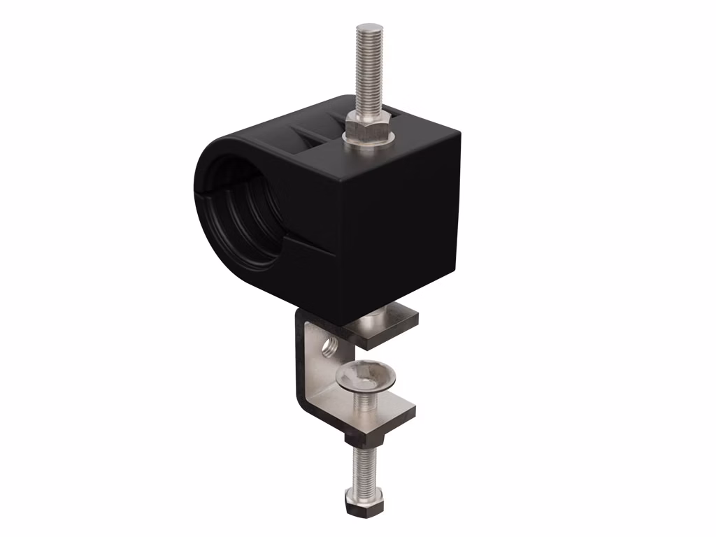 Single Side, 1-Hole, Feeder Clamp for 1-1/4