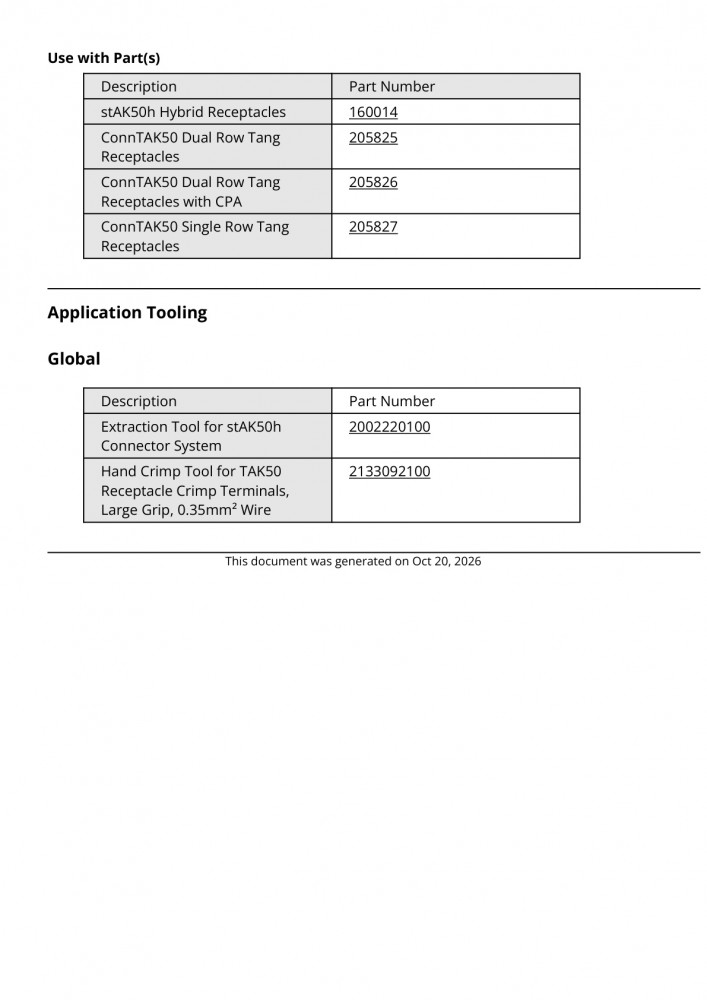 TAK50 terminal document image, page 3