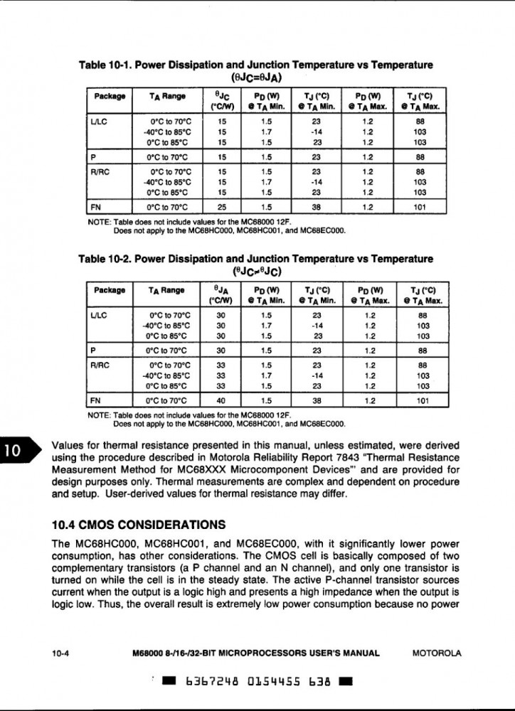 MC68EC000FU8 document page 4
