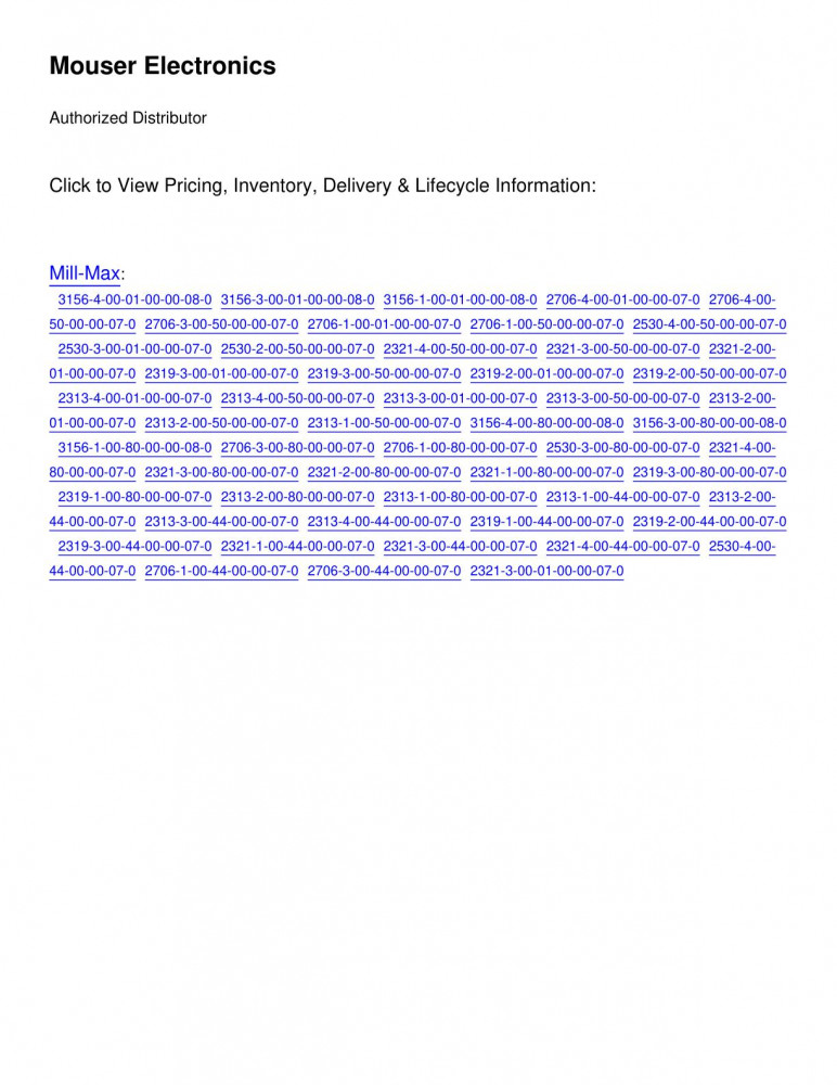Mill-Max solder terminal technical document page 2