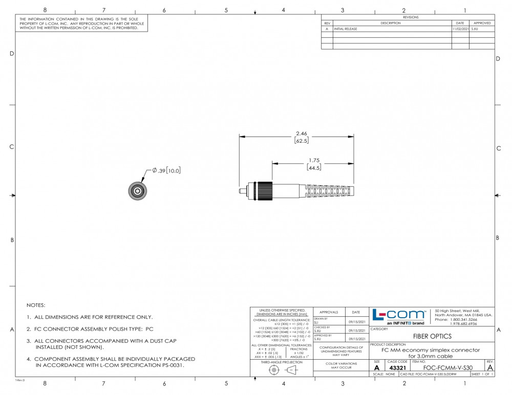 FOC-FCMM-V-S30 technical document preview