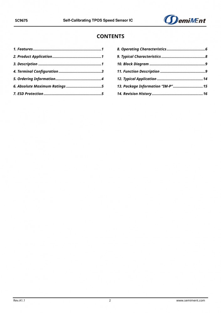 SC9675IM datasheet page 2