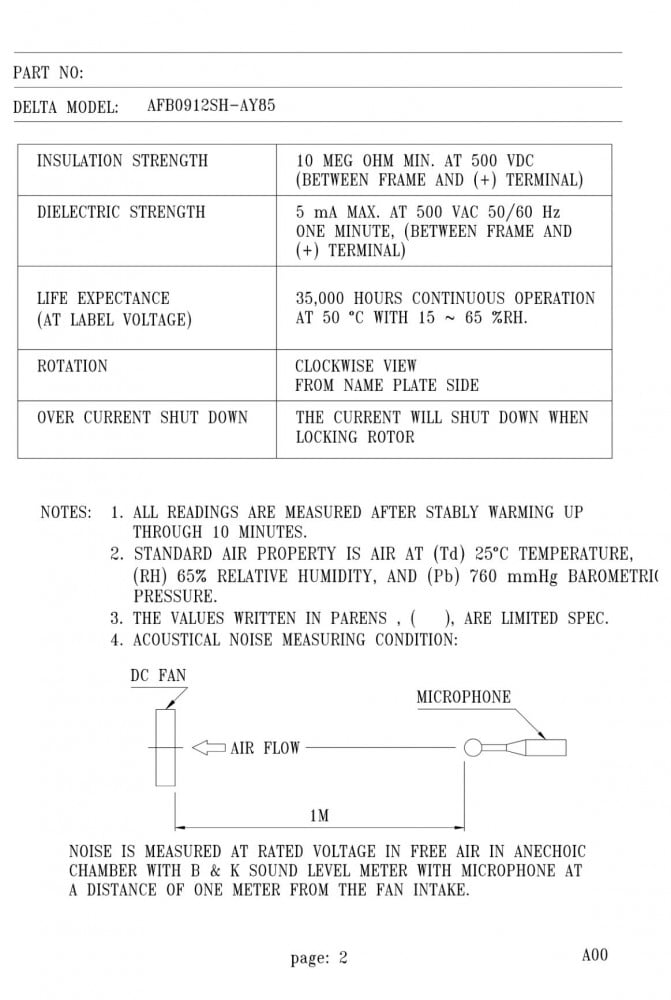 AFB0912SH-AY85 specification page 4
