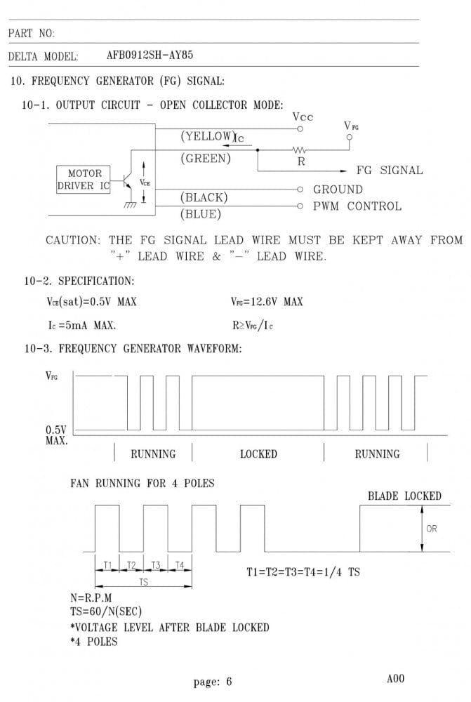 AFB0912SH-AY85 specification page 8