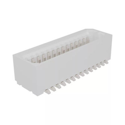 SlimStack Board-to-Board Connector, 0.80mm Pitch, Plug, 4.50 or 5.50mm Mated Height, 28 Circuits, Vertical, without Boss for sale