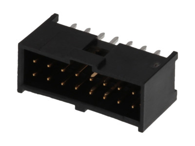 C-Grid III PCB Header, 2.54mm Pitch, Through Hole, Dual Row, Vertical, Shrouded, 2.90mm Tail Length, 36 Circuits, Tin (Sn) Plating