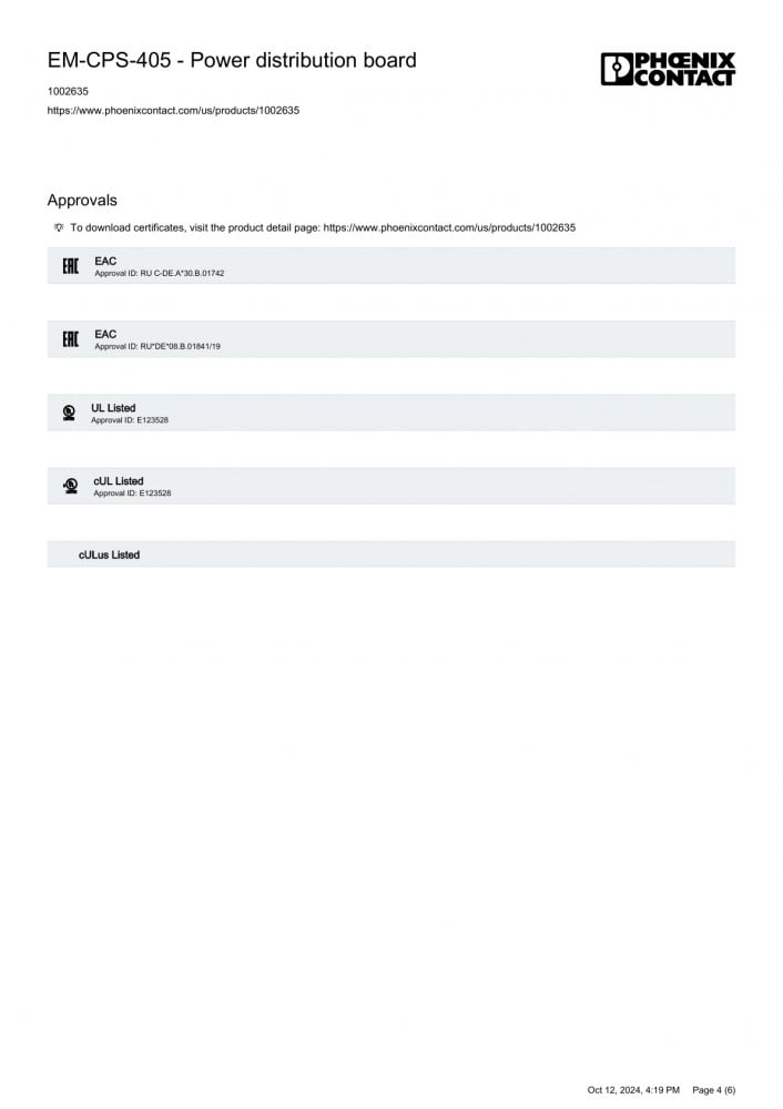 Phoenix Contact 1002635 document page 4
