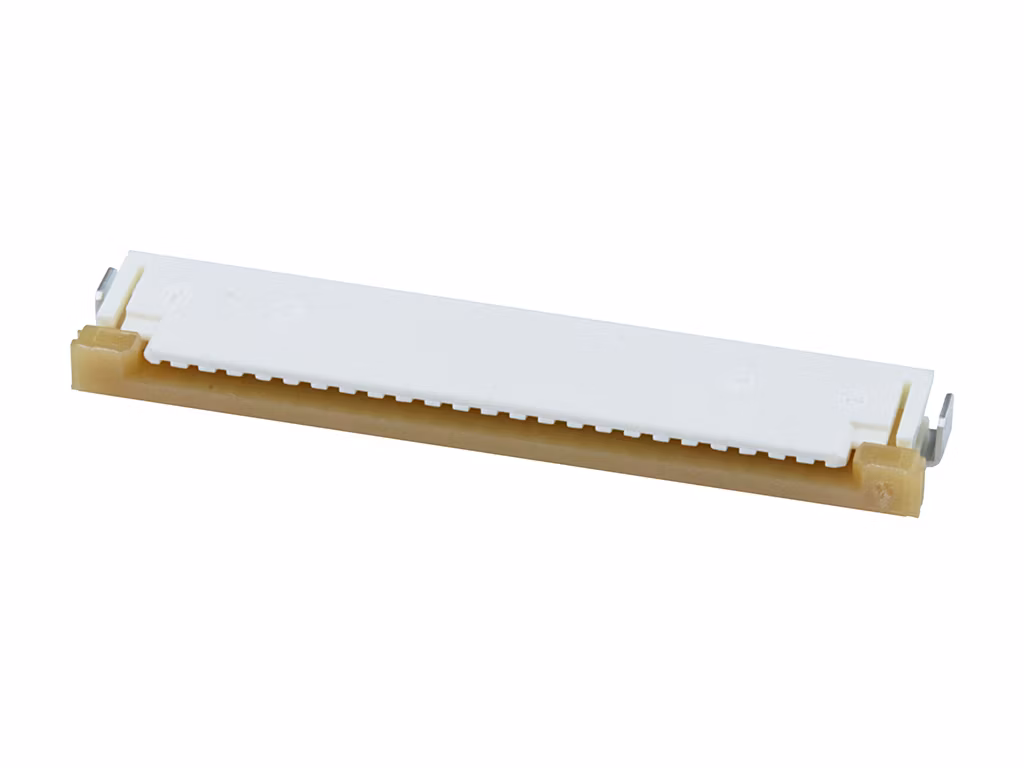 Easy-On FFC/FPC Connector, 1.00mm Pitch, Slider Series, Right-Angle, Top  Contact, 2.70mm Height, 23 Circuits, Tin-Bismuth Plating